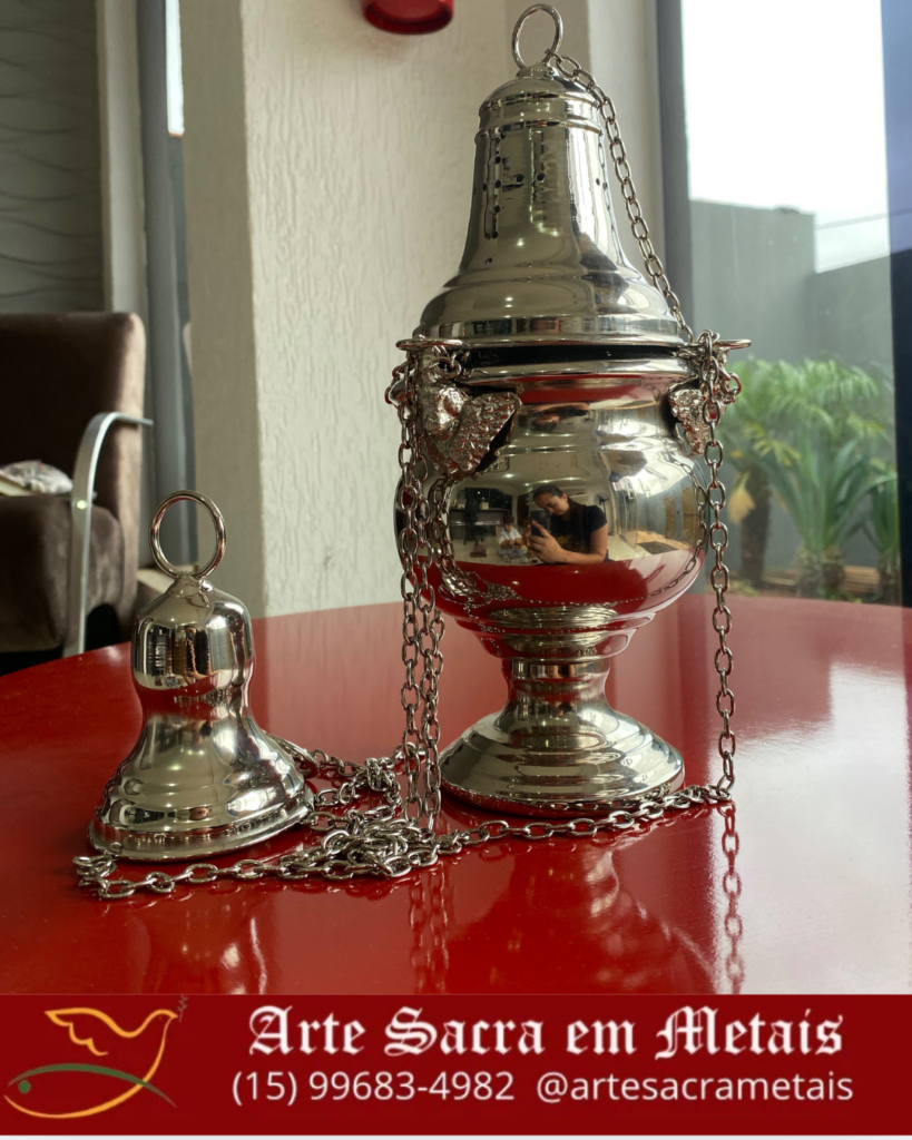 Turíbulo Prata - artesacrametais.com